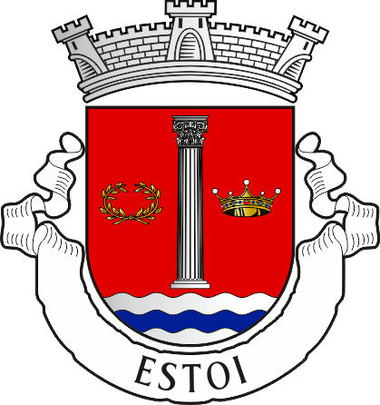 Heráldica da antiga freguesia de Estoi - Município de Faro - Distrito ...